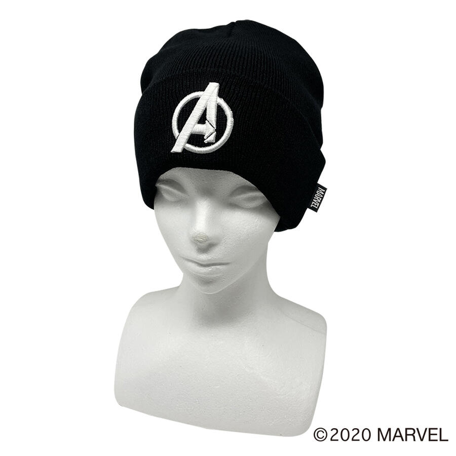 【楽天市場】『マーベル』 『MARVEL』 AVENGERS デザイン ニットキャップ 帽子 防寒 かっこいい ロゴ おすすめ 大人 ...