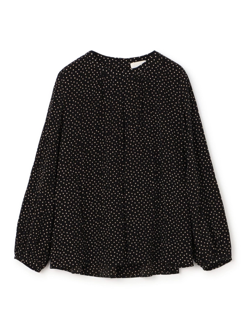 【楽天市場】【SALE／30%OFF】ランダムプリーツドットプリント ボックスタックブラウス Ballsey トゥモローランド トップス ...