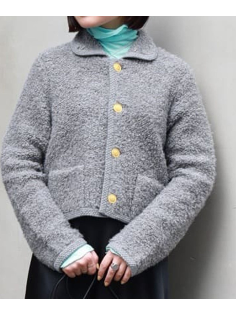 【楽天市場】【WEB先行予約】ムートン ショートジャケット MACPHEE トゥモローランド トップス カーディガン ネイビー ホワイト グレー【先行予約】*【送料無料】[Rakuten ...