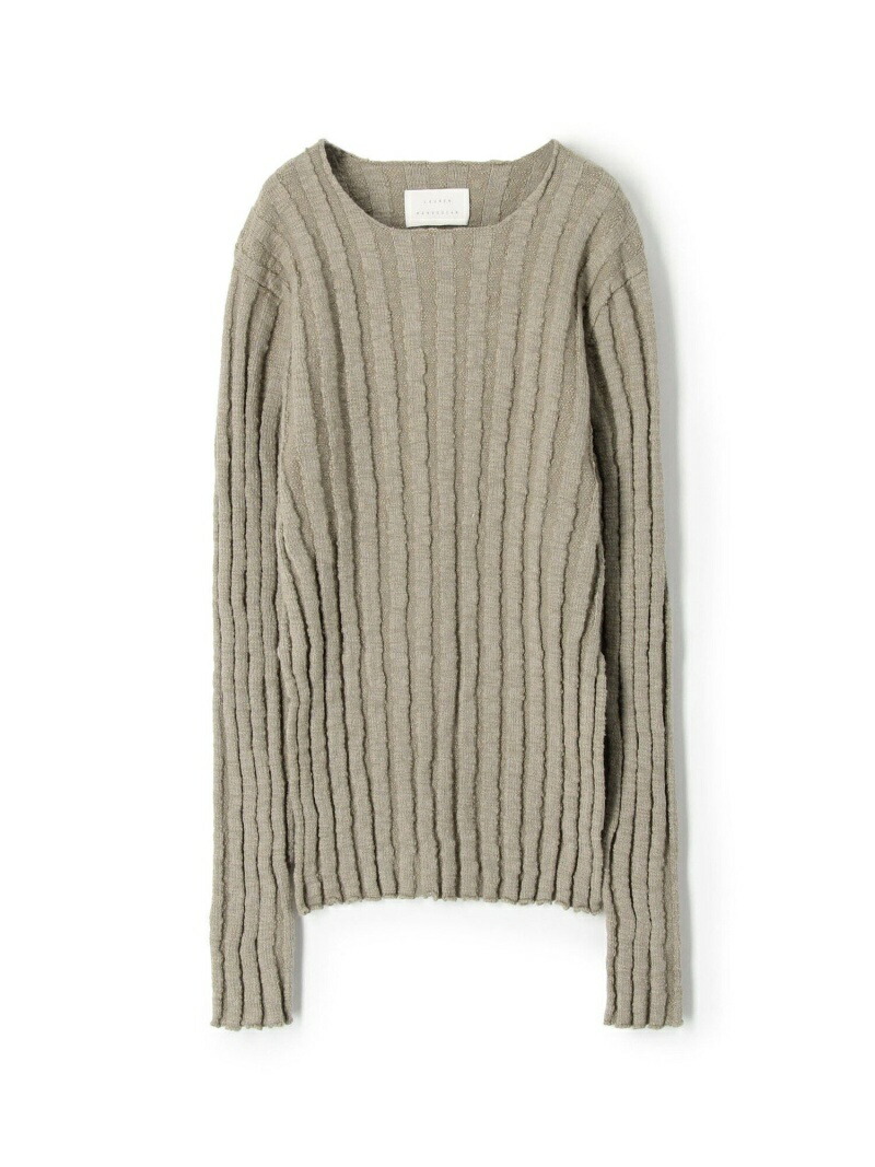 【楽天市場】【SALE／40%OFF】Lauren Manoogian RIB APRON PULLOVER コットンリブ ロングフロント ...