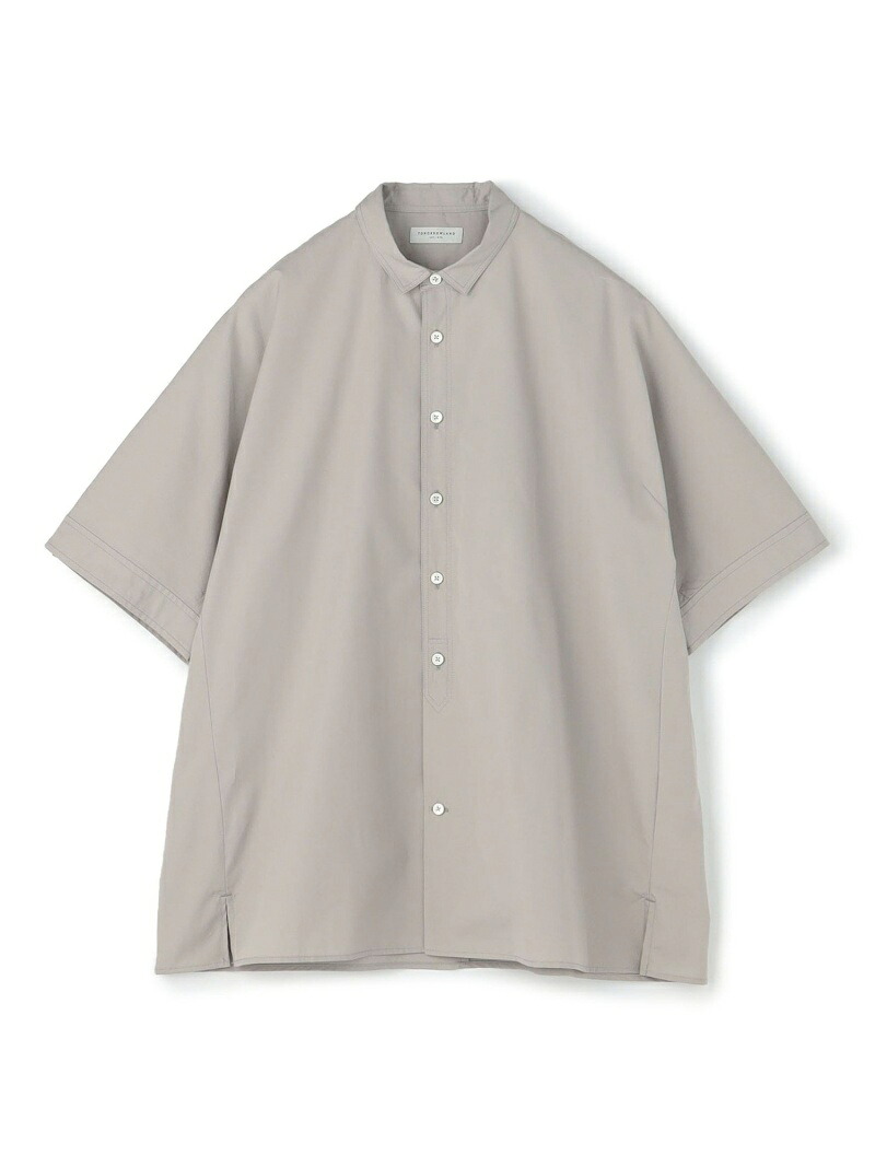 【楽天市場】【SALE／50%OFF】120/2コットンポプリン ショートスリーブレギュラーカラーシャツ TOMORROWLAND MEN ...