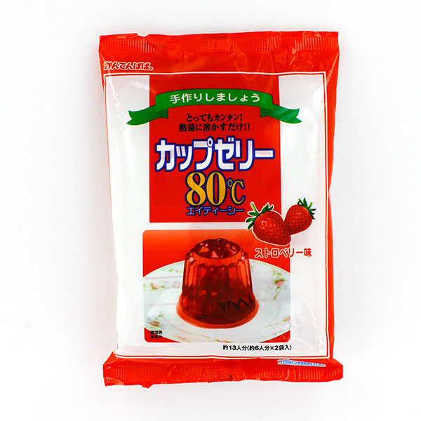【楽天市場】かんてんぱぱ カップゼリー80℃ ストロベリー味 100g×2袋入 ：fresh Roaster珈琲問屋 楽天市場店
