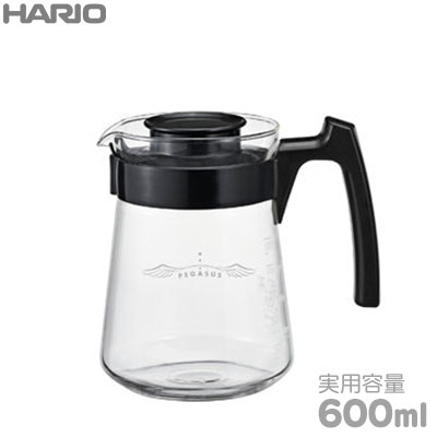 【楽天市場】HARIO ハリオ ペガサスサーバー600 PES-02-B 耐熱ガラス 電子レンジ用：FRESH ROASTER珈琲問屋 楽天市場店