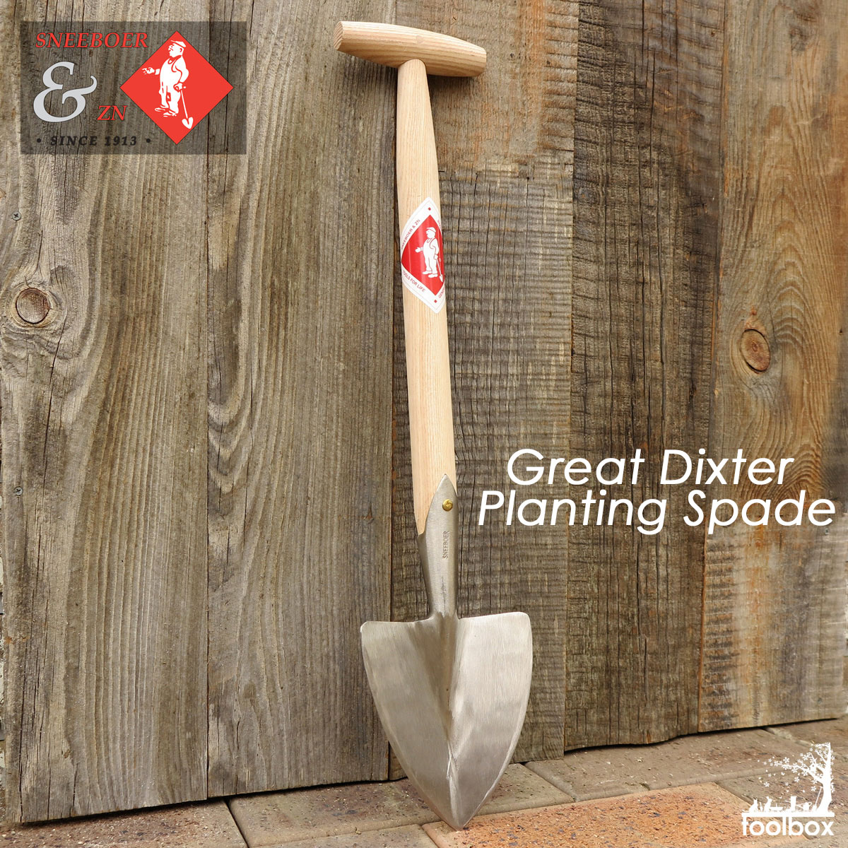 【楽天市場】【オランダ王室御用達】【Sneeboer スネーブール 鍛造ステンレス グレートディクスター ミドルハンドル植栽スペイド42cm ...