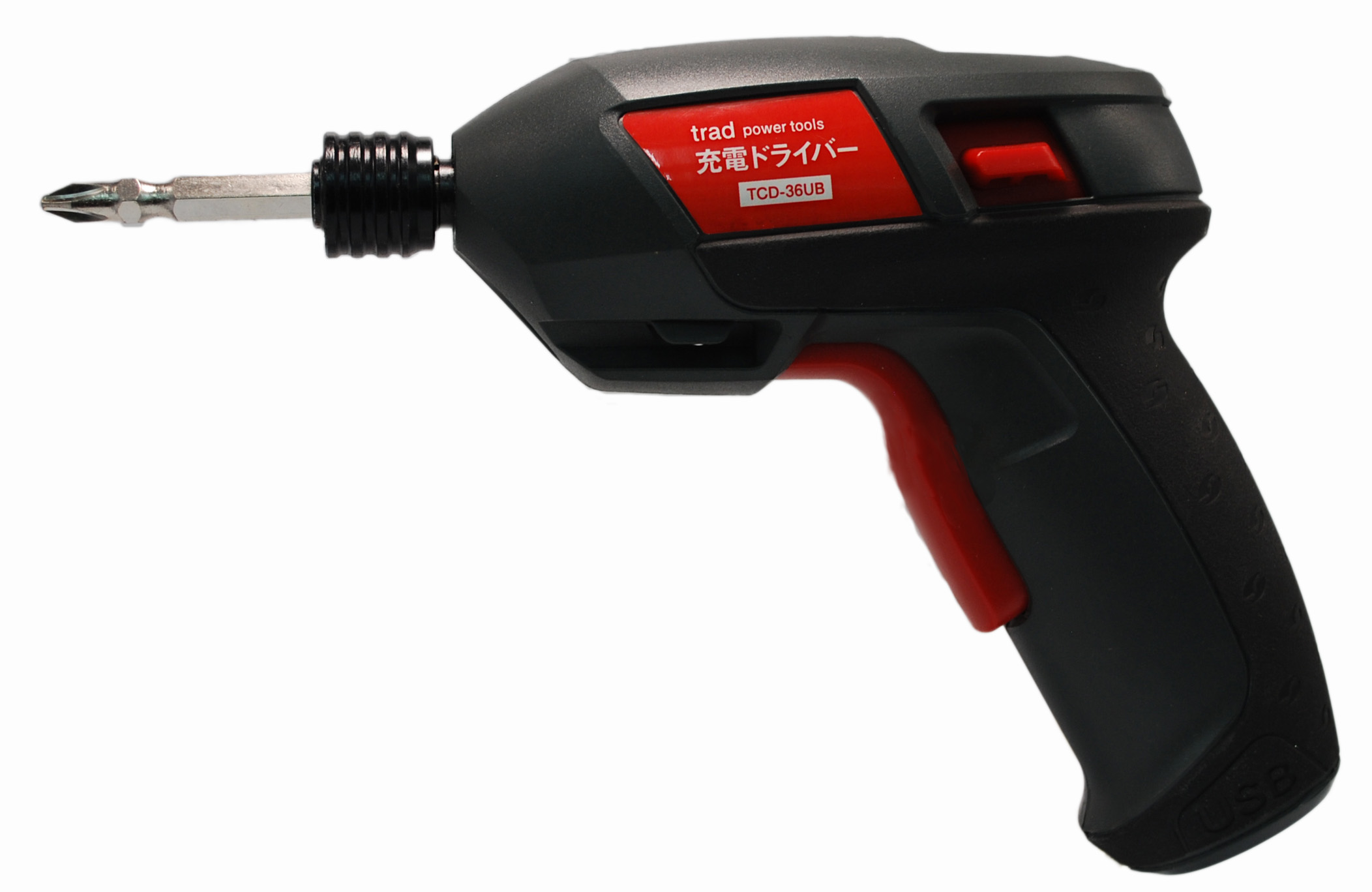 【楽天市場】三共コーポレーション TRAD USB充電ドライバー DC3.6V 1500mAh TCD-36U カラー2色：ブラック・レッド ...
