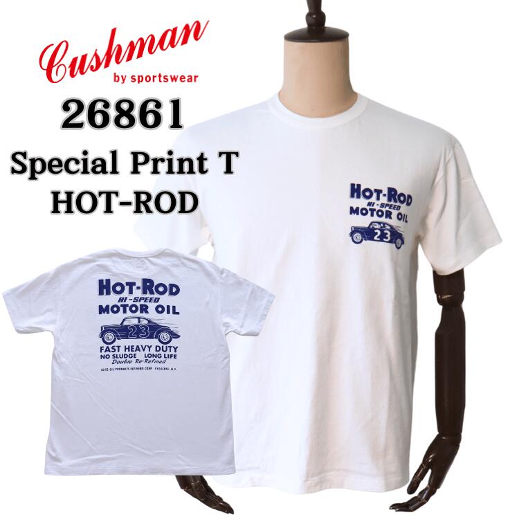 【楽天市場】CUSHMAN クッシュマン"HOT ROD" SHORT SLEEVE T-SHIRT 26861SPECIAL T-SHIRT ...