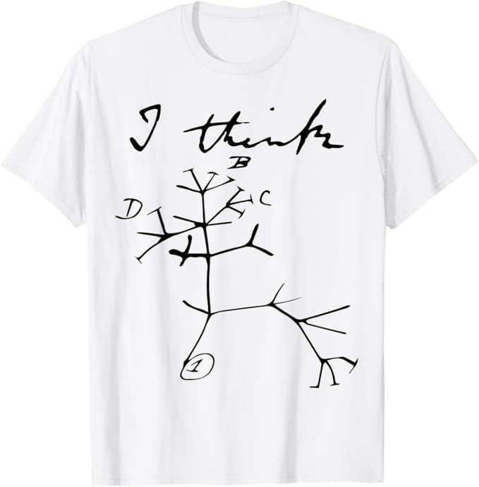 【楽天市場】I Think Tree Life ダーウィン進化 生物学 科学教師 Tシャツ：トップファイヤー楽天市場店