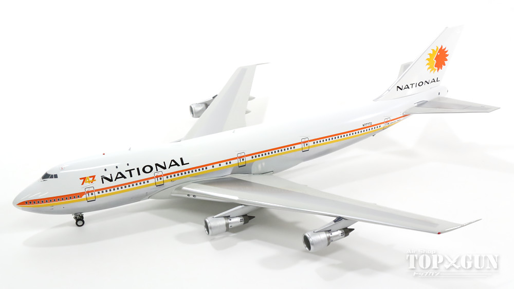 【楽天市場】ボーイング 747-100 ナショナル航空 70年代 N77772 (スタンド付属) 1/200 ※金属製 2016年1月24日 ...