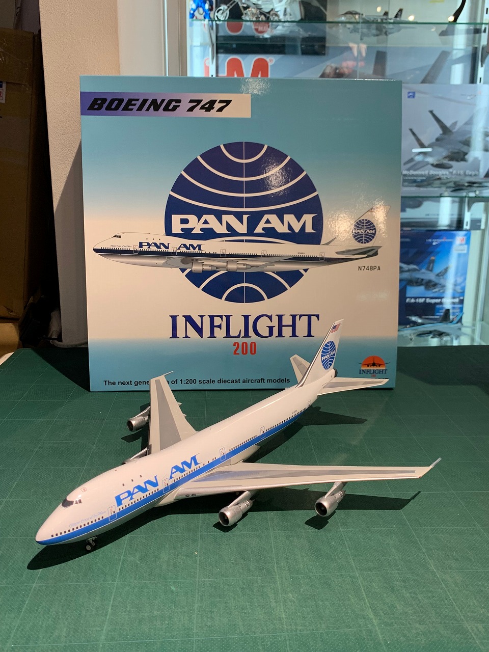 【楽天市場】747-100 パンアメリカン航空 ポリッシュ仕上げ N748PA 1/200 2024年6月29日発売 InFlight200 ...