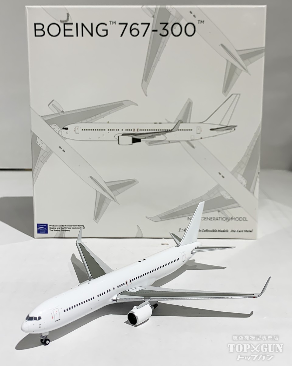 【楽天市場】B767-300ER/w ホワイト CF6 engines 1/400 2024年11月11日発売 NG Models 飛行機 ...