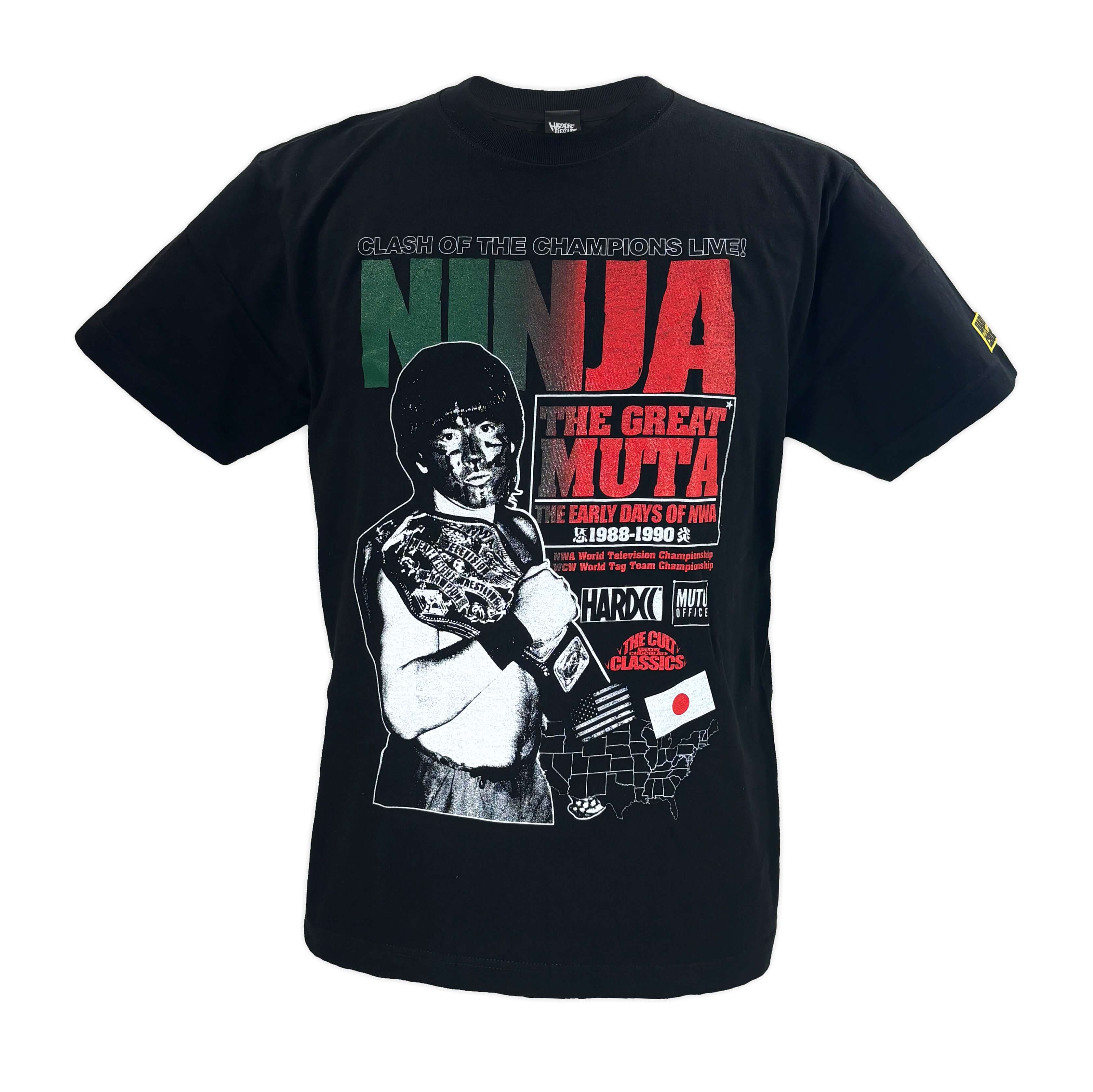 【楽天市場】【メール便対応】ザ・グレート・ムタ / NINJA（オリエンタル・ブラック）Tシャツ Hardcore Chocolate / ハードコアチョコレート 新日本プロレス NJPW ...