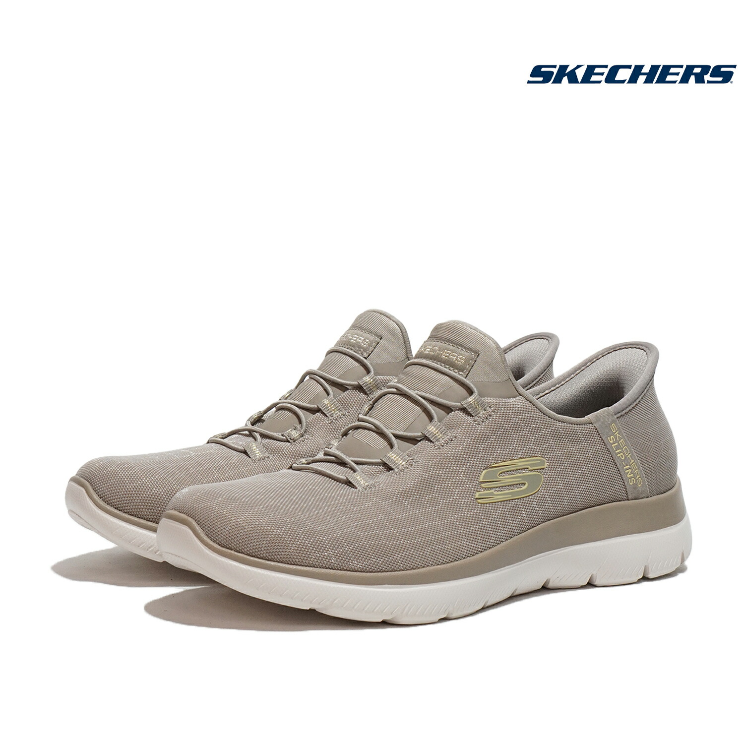 【楽天市場】スケッチャーズ スリップインズ レディース スニーカー ハンズフリー SKECHERS 150128 TPGD SUMMITS ...