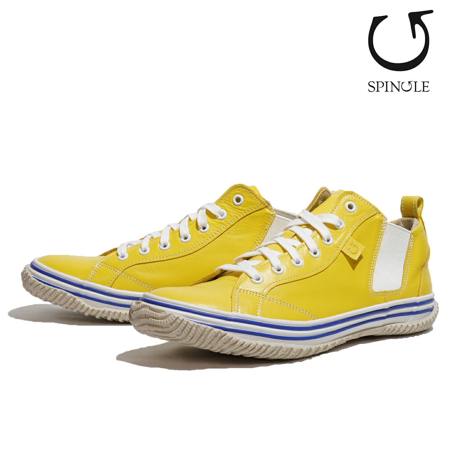 【楽天市場】スピングルムーブ スピングル スニーカー SPINGLE SP-442-28 YELLOW イエロー ミドルカット メンズ ...