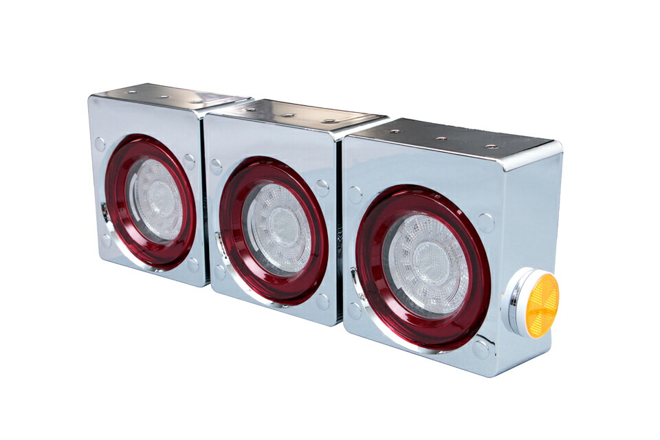 【楽天市場】JET INOUE ジェットイノウエ 525161 LEDテールランプ 韋駄天 3連テールセット：標準クリアレンズ R/Lセット ...