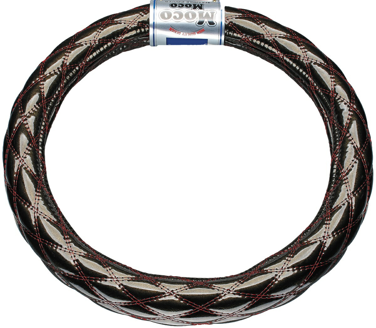 【楽天市場】JET INOUE ジェットイノウエ 587820 モコモコハンドルカバー ダブルステッチ 細巻き[富士] ロイヤルブラック/赤糸 2HS-B (45cm)：トラブーン 楽天市場店