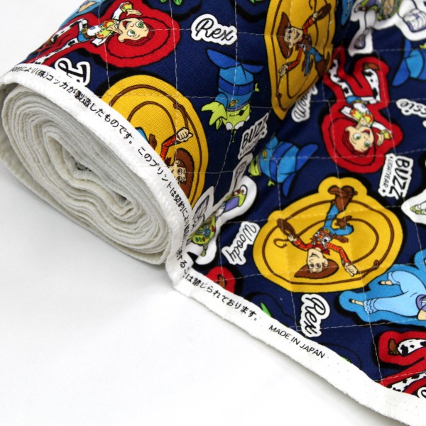 【楽天市場】【10cm単位価格】 トイストーリー ネイビー系 ピクサー オックス キルト キルティング 綿100％ 生地 布 約105cm幅 ...