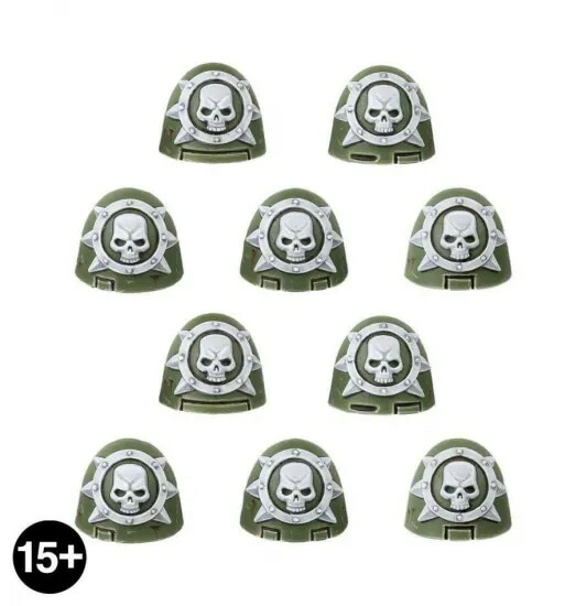 【楽天市場】送料無料【ウォーハンマー ホルスヘレシー】デスガード MKVI ショルダーパッド Death Guard MKVI ...
