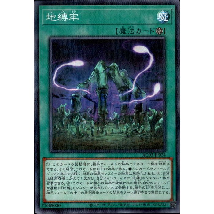 【楽天市場】[NPA] AC03-JP024《地縛牢》[中古]：トレカのツボ 楽天市場店