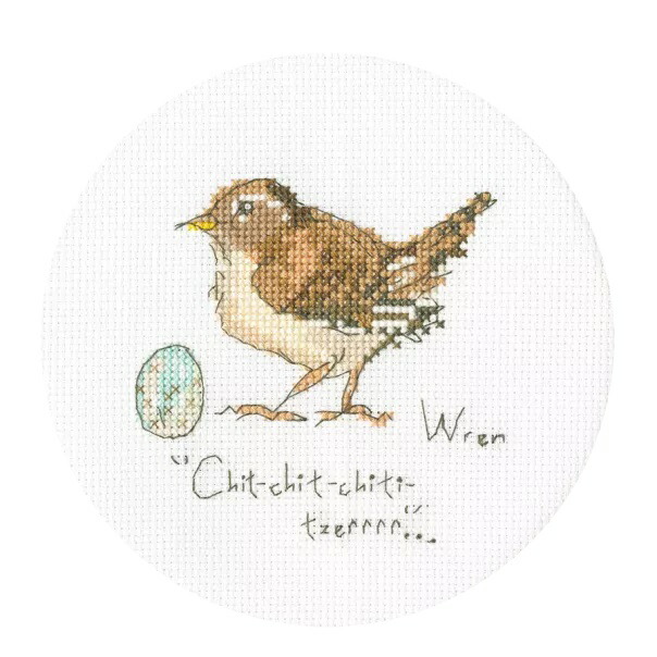 【楽天市場】Bothy Threads クロスステッチ刺繍キット "Little Wren - Garden Birds" XMF5P ボシー ...