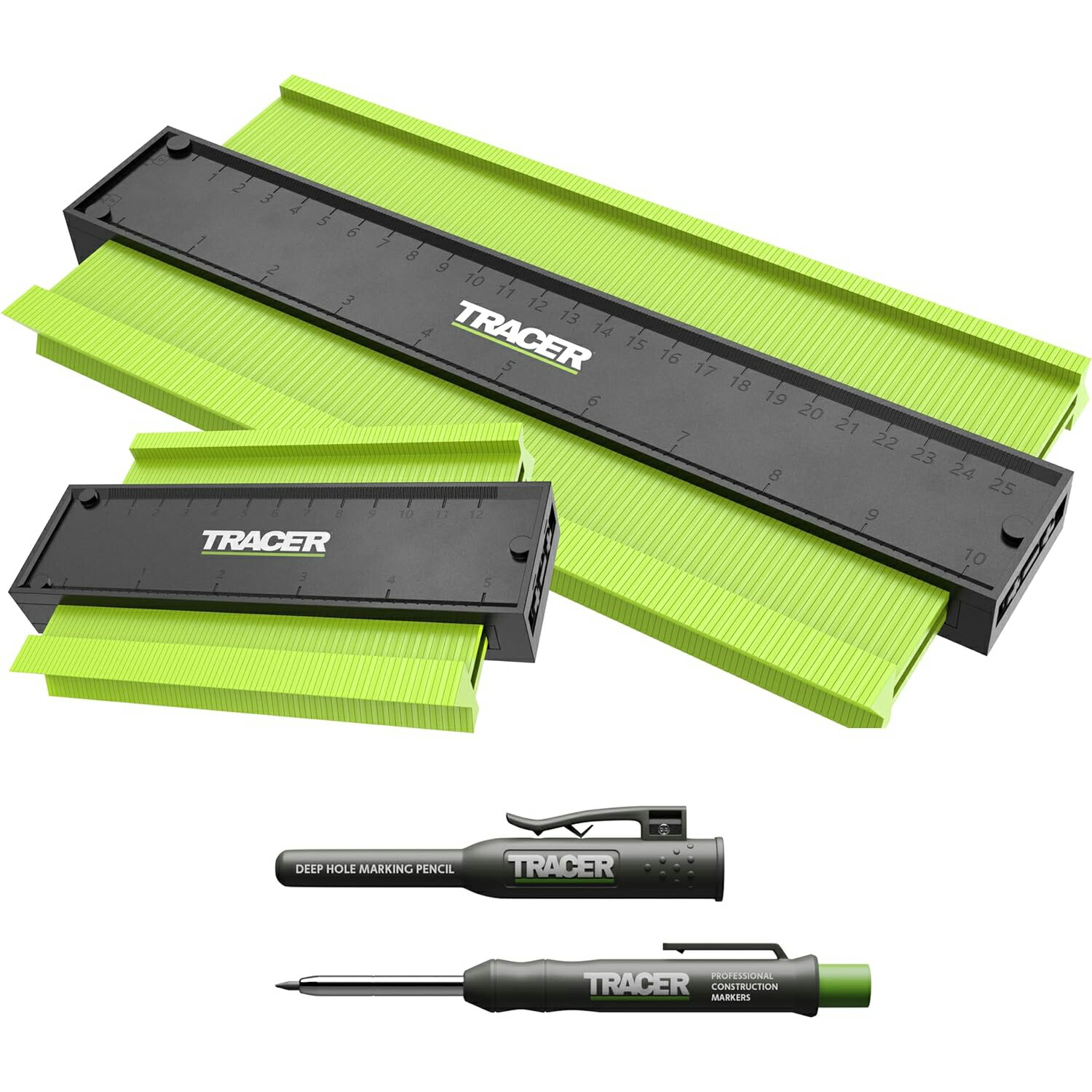 【楽天市場】TRACER(トレイサー) コンターゲージProセット（130mm+250mm) ACG3：THE DIY DEPOT 楽天市場店