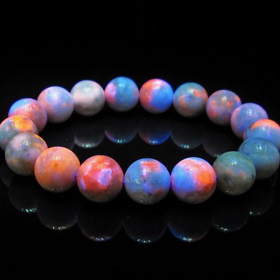 【楽天市場】ハックマナイト ブレスレット 12mm ハックマン石 ブレス カラーチェンジ Hackmanite Bracelet テネブレッ ...