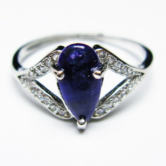 【楽天市場】スギライト リング フリーサイズ 指輪 21号 調整可能 杉石 sugilite ルブライトlavulite ring 一点物 ...