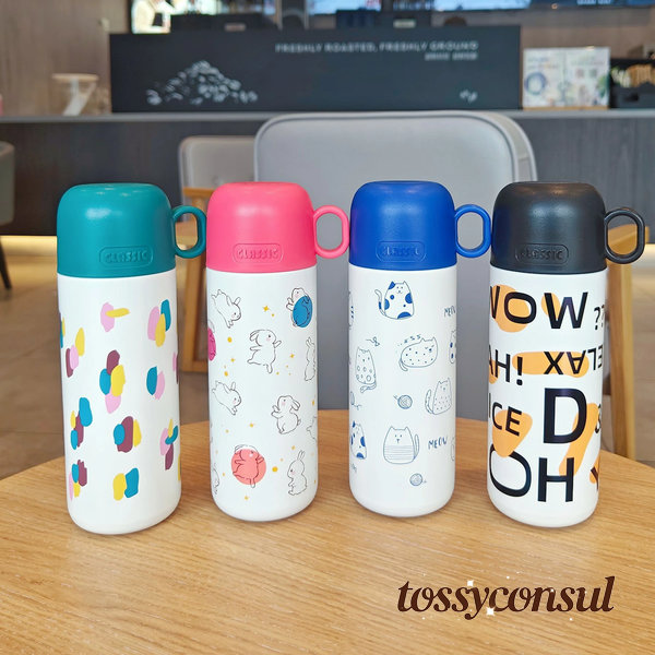 【楽天市場】タンブラー 水筒 保温 保冷 蓋付き ステンレス 直飲み 大容量500ml 真空 持ち運び ウォーターボトル マグ コップ ...
