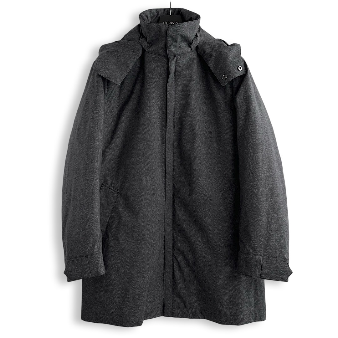 【楽天市場】D'URBAN【ダーバン】定価99,000円（税込）3WAY ヘリンボーンプリントフルライナースタンドカラーコートチャコールグレー M・LLサイズ：toto・noel