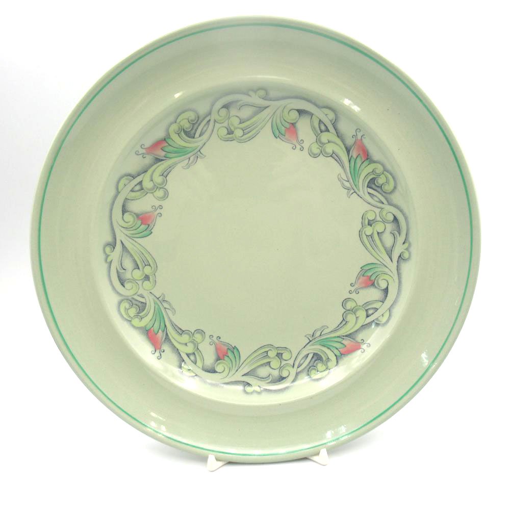 【楽天市場】ヴィンテージ プレート 大皿 Spode スポード Flemish Green フレミッシュグリーン Scroll スクロール ...