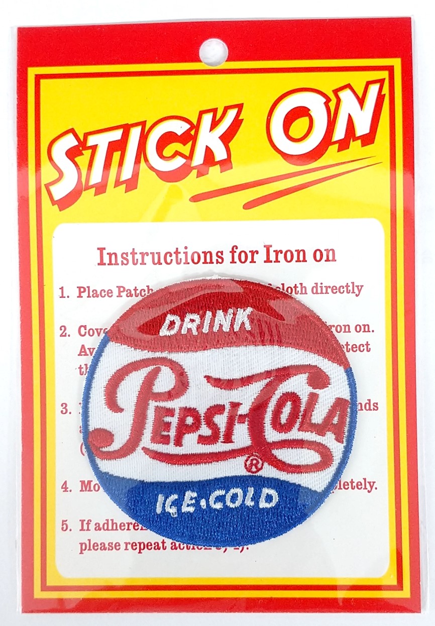 【楽天市場】ワッペン「 ペプシコーラ・マーク 」可愛いイラストの刺繍ワッペン ：Tough-Z 楽天市場店