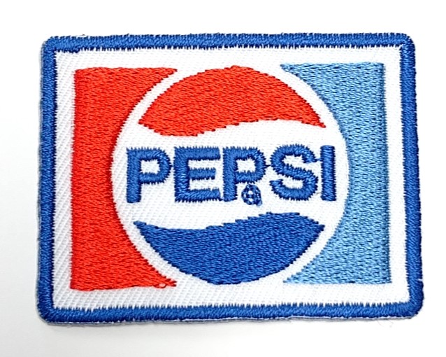 【楽天市場】ワッペン 「 PEPSI・ペプシ・四角 」可愛いイラストの刺繍ワッペン：Tough-Z 楽天市場店
