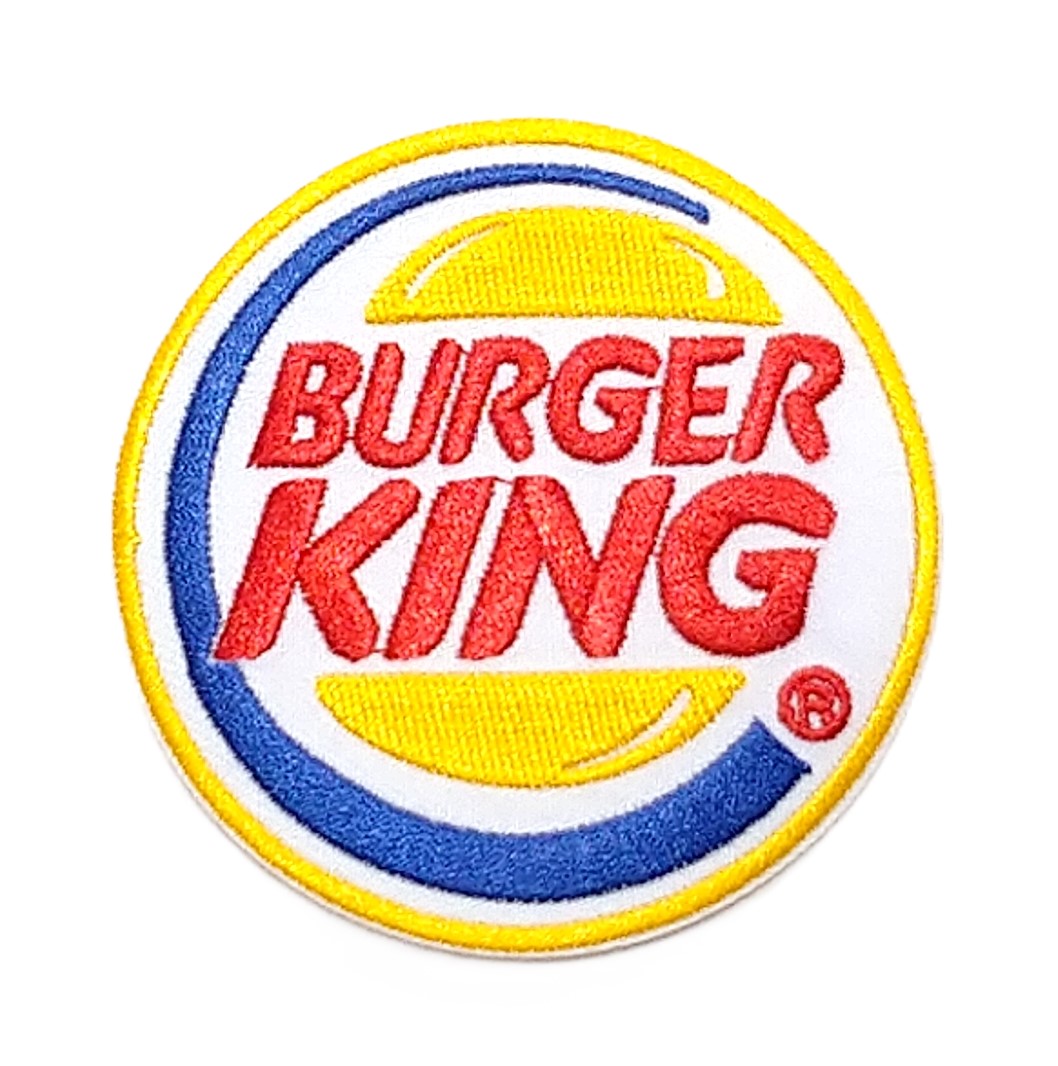 【楽天市場】Lcワッペン「 BURGER KING ROUND（大）」レーシングの刺繍ワッペン アメリカン アドバダイジング ：Tough-Z 楽天市場店