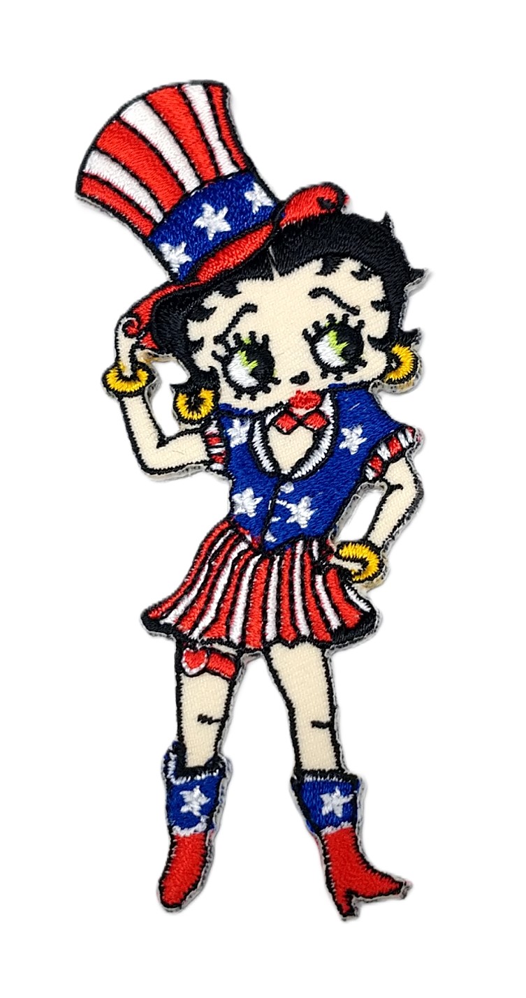 【楽天市場】Lcワッペン「 ベティ アメリカン 」レーシングの刺繍ワッペン ：Tough-Z 楽天市場店