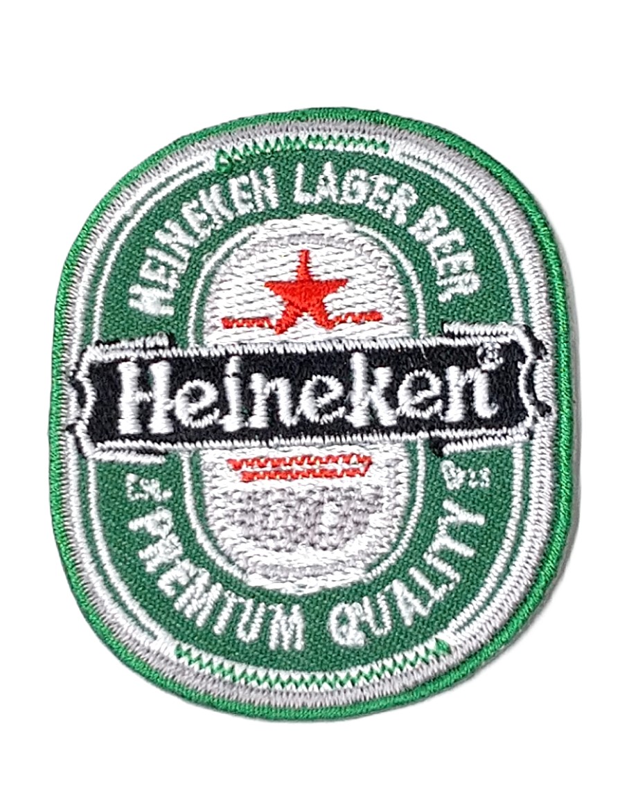 【楽天市場】Lcワッペン「 Heineken（ハイネケン）」可愛いイラストの刺繍ワッペン ：Tough-Z 楽天市場店