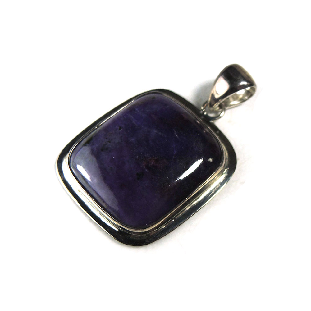 【楽天市場】【クーポンで10%OFF】スギライト ペンダントヘッド 産地 南アフリカ共和国 金具 シルバー925 sugilite 杉石 ...