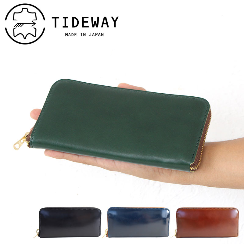 【楽天市場】【7/25まで!エントリーで19倍確定】TIDEWAY タイドウェイ 財布 OIL CORDOVAN LONG WALLET ...