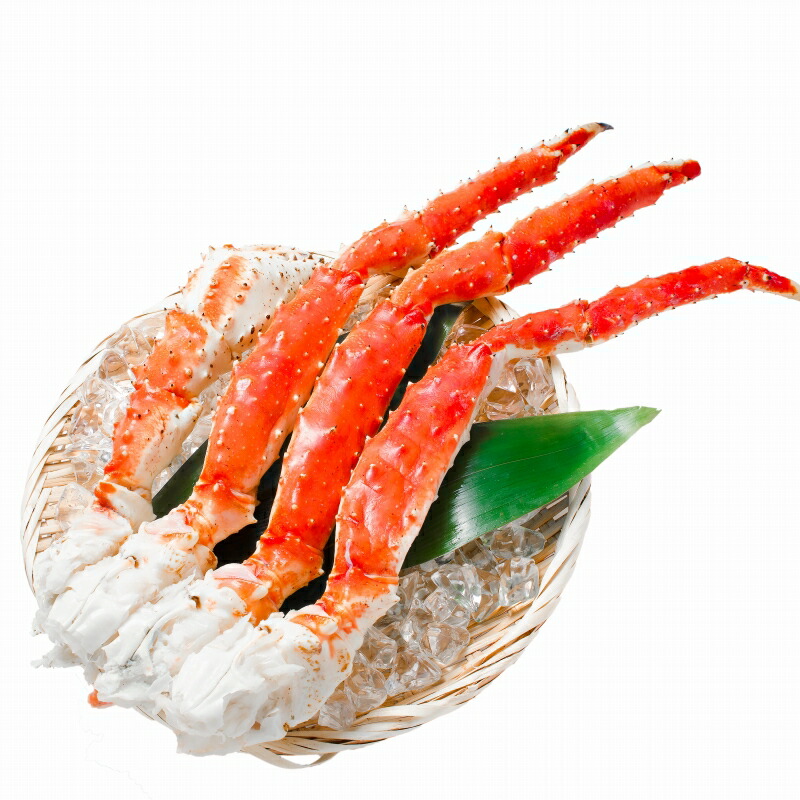 【楽天市場】送料無料 タラバガニ たらばがに 超極太7lサイズ 2 6kg前後 冷凍総重量1 3kg前後×2肩セット 正規品 ボイル冷凍 足