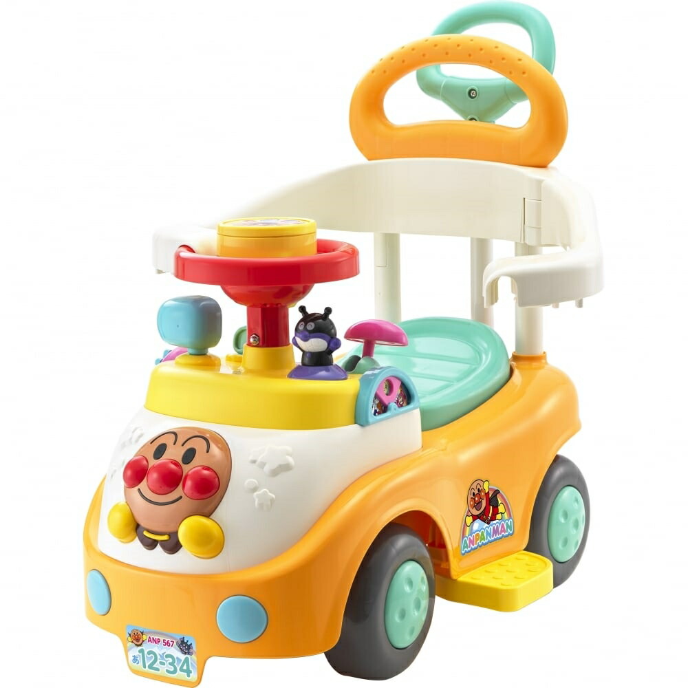 【楽天市場】アンパンマンといっしょにドライブ！ 3STEPよくばりビジーカー 押し棒＋ガード付き 足けリ乗用玩具 0歳 1歳 2歳：トイザらス・ベビーザらス