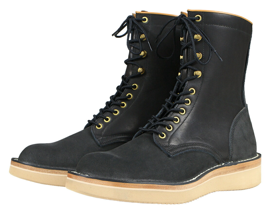 【楽天市場】WESTRIDE [-ROUGH-OUT RACE UP BOOTS- BLK size.5H,6,6H,7,7H,8,8H,9 ...