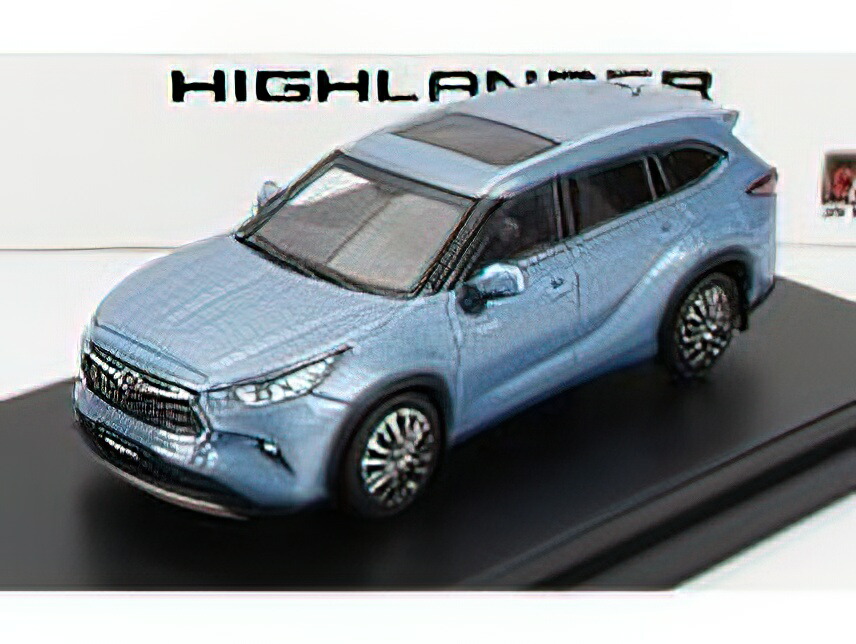 【楽天市場】TOYOTA HIGHLANDERトヨタハイランダー 2022 - MOONDUST BLUE /LCD 1/64 ミニカー：ラストホビー