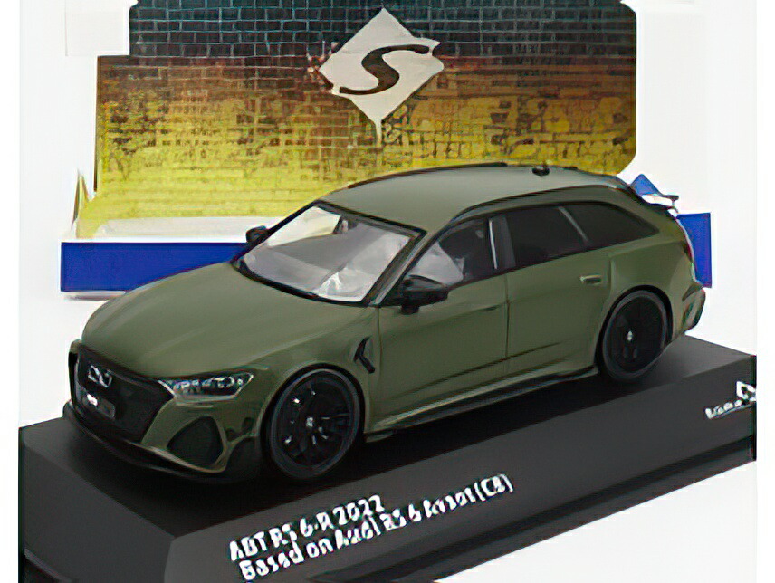 【楽天市場】AUDI A6 RS6 R ABT AVANT SW STATION WAGON 2022 OLIVE GREEN/SOLIDO ...