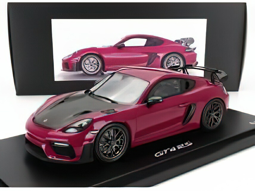 【楽天市場】PORSCHEポルシェディーラーモデル 718 (982) CAYMAN GT4 RS 2021 STAR RUBY /Spark ...