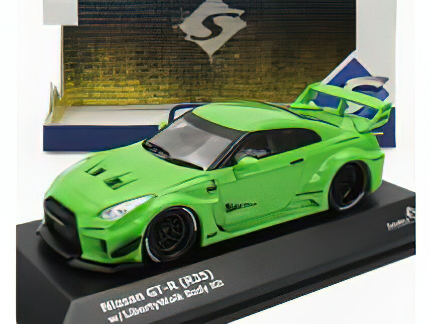 【楽天市場】NISSAN - GT-R (R35) LB LIBERTY WALK COUPE 2016 - GREEN /SOLIDO 1/ ...