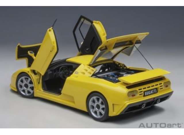 【楽天市場】Bugatti EB110 SS, yellow/AUTOart 1/18ミニカー：ラストホビー