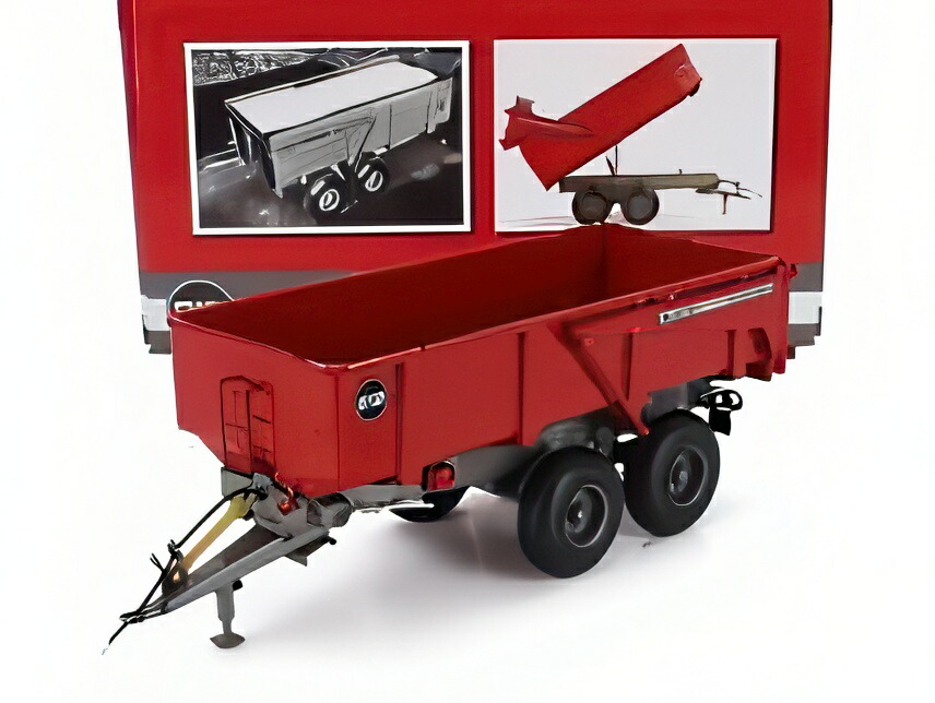 【楽天市場】MASSEY FERGUSON トレーラー MF 212 第1世代 タンデム ティッピング レッド/ UNIVERSAL ...