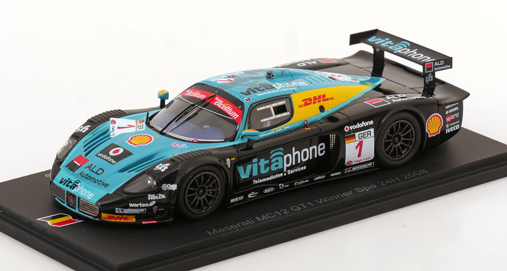 【楽天市場】マセラティ MC12 GT1 スパ24時間 優勝 2008 Bertolini/Sarrazin/Bartels/van de ...
