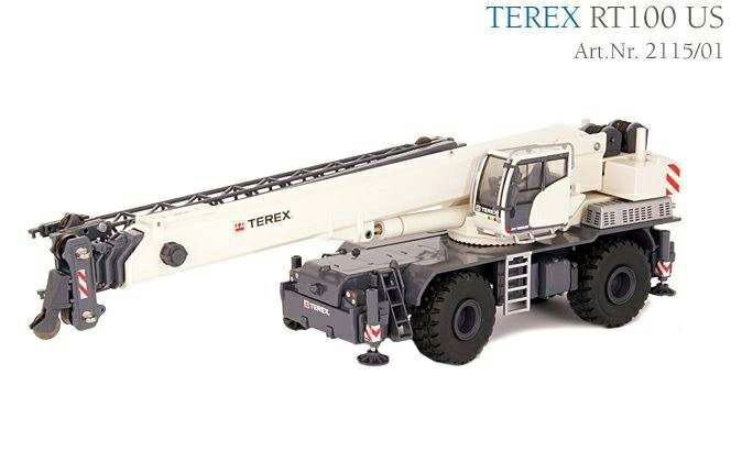 【楽天市場】Terex RT 90 Rough Terrain crane US 2115/0 /Conrad 1/50 ミニチュア 建設機械 ...