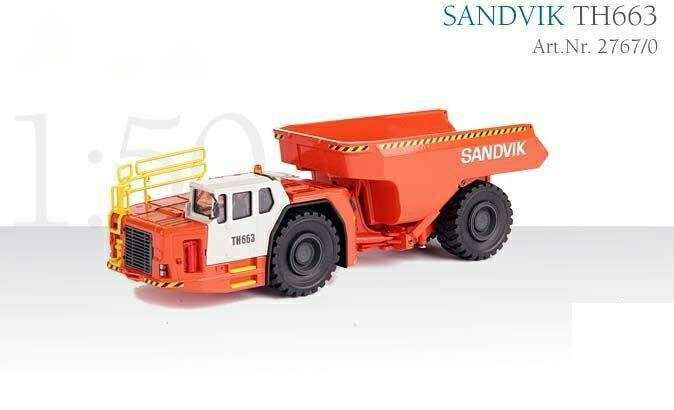 【楽天市場】Sandvik TH630 tipper /Conrad 1/50 ミニチュア 建設機械模型 工事車両：ラストホビー