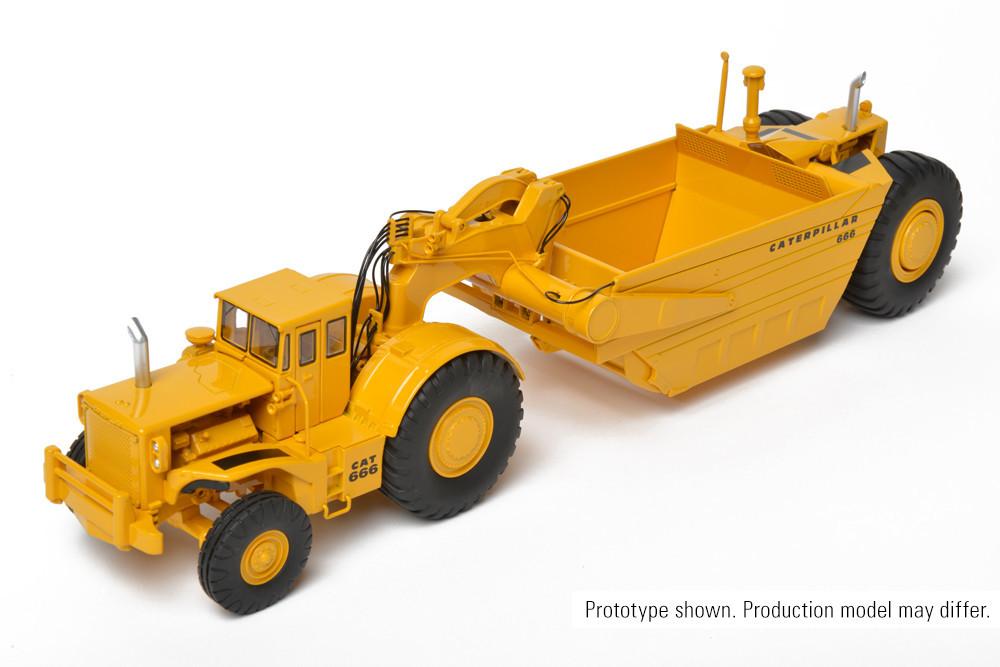 【楽天市場】Cat 666 80-Ton Wheel-Tractor Scraper / CCM 1/48 建設機械模型 工事車両：ラストホビー