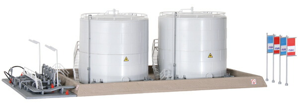 【楽天市場】MIRO Fuel Refinery Storage Tanks プラスチックモデルキット / Kibri 1/87 建設機械模型 ...
